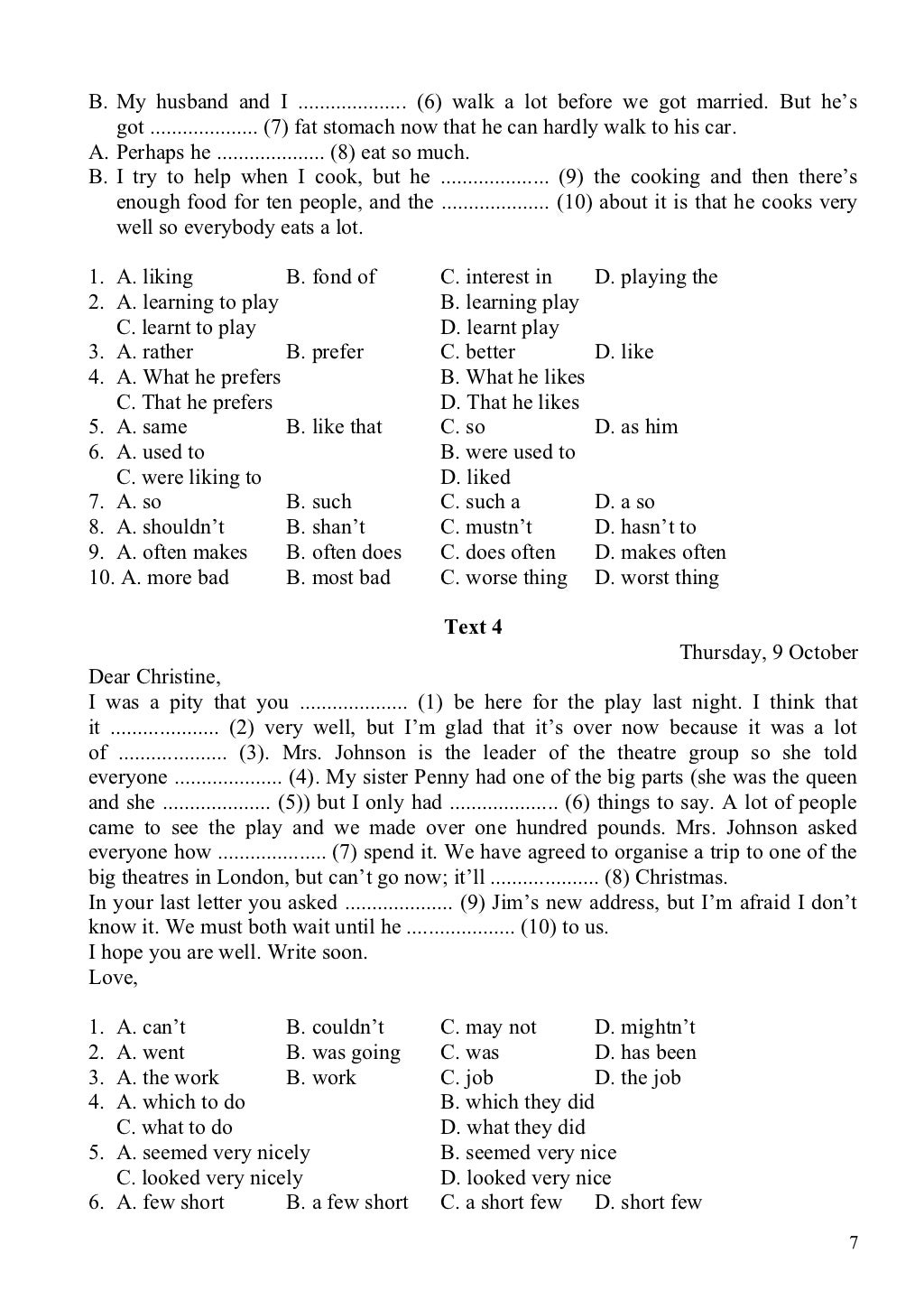 Mot so bai tap tieng anh luyen thi b1 chau au