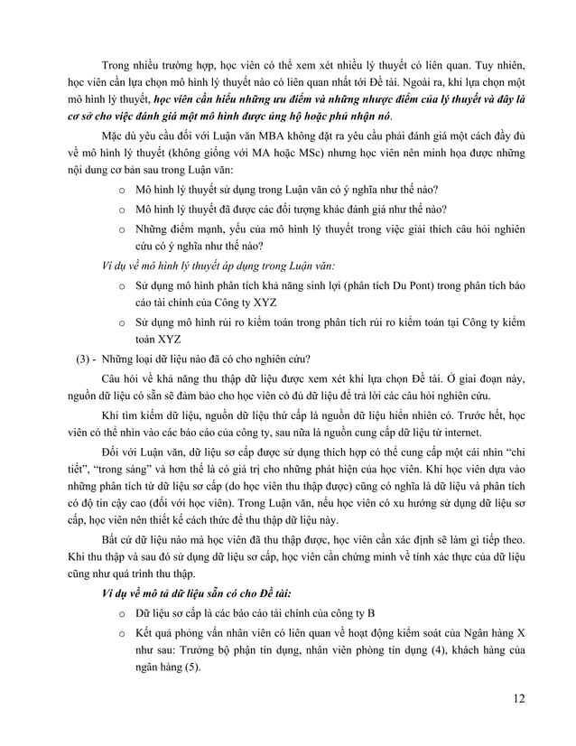 Mot so goi y ve viet luan van thac sy | PDF