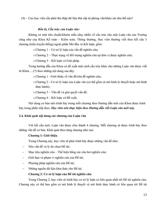 Mot so goi y ve viet luan van thac sy | PDF