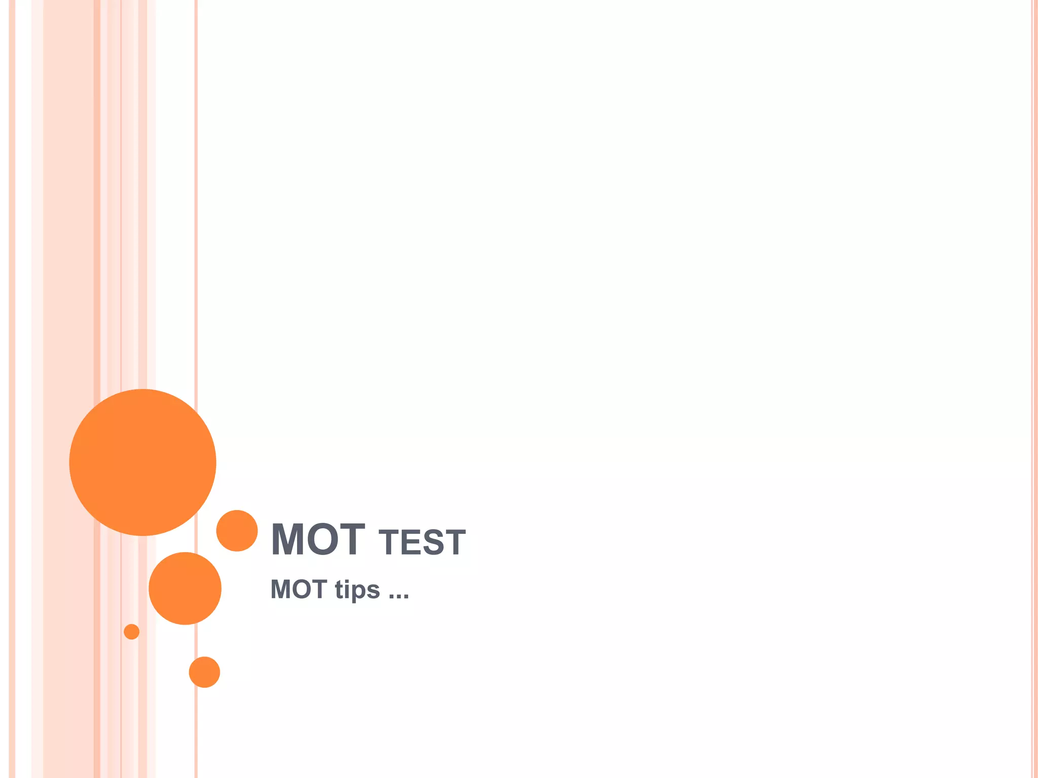 Mot test | PPTX
