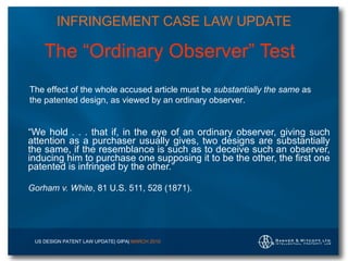 Design Patent Law Update | PPT
