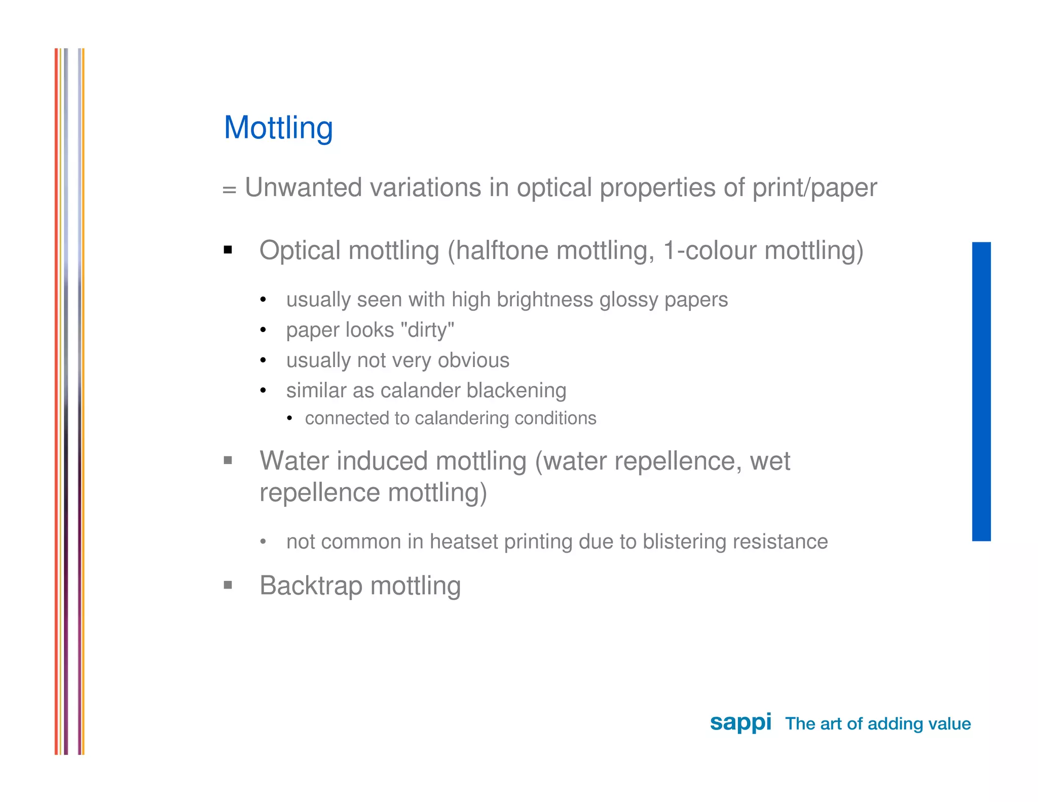 Mottling in offset printing | PDF