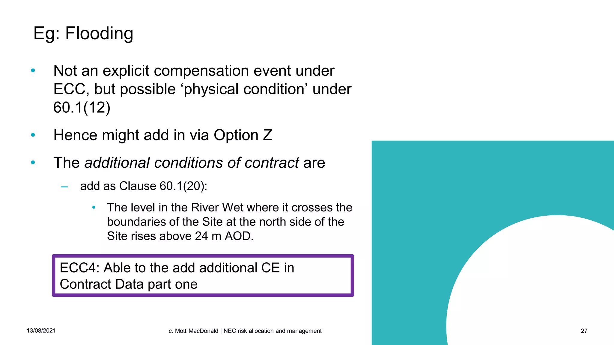 NEC Contracts - The Risk Register/Early Warning Register and risk ...