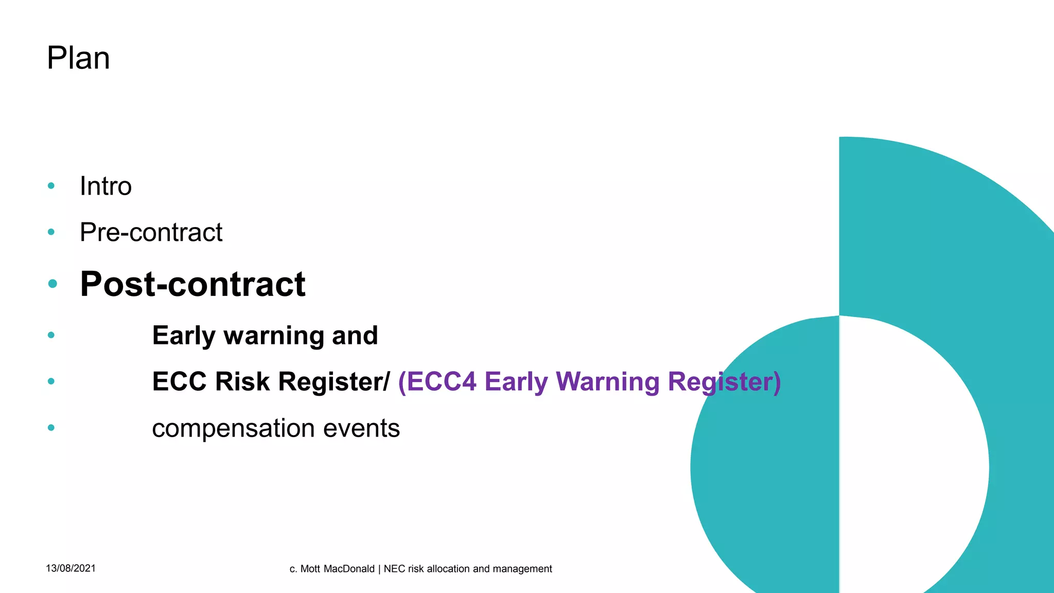 NEC Contracts - The Risk Register/Early Warning Register and risk ...