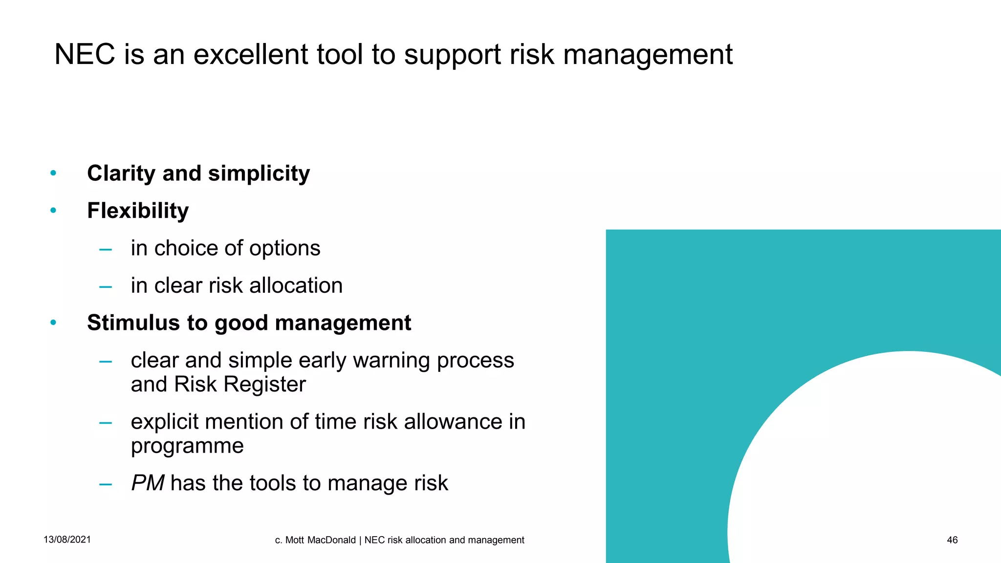 NEC Contracts - The Risk Register/Early Warning Register and risk ...