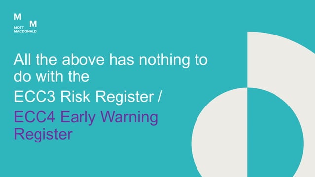 NEC Contracts - The Risk Register/Early Warning Register and risk ...