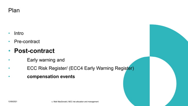 NEC Contracts - The Risk Register/Early Warning Register and risk ...