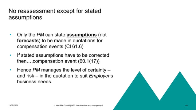 NEC Contracts - The Risk Register/Early Warning Register and risk ...