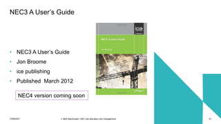 NEC Contracts - The Risk Register/Early Warning Register and risk ...