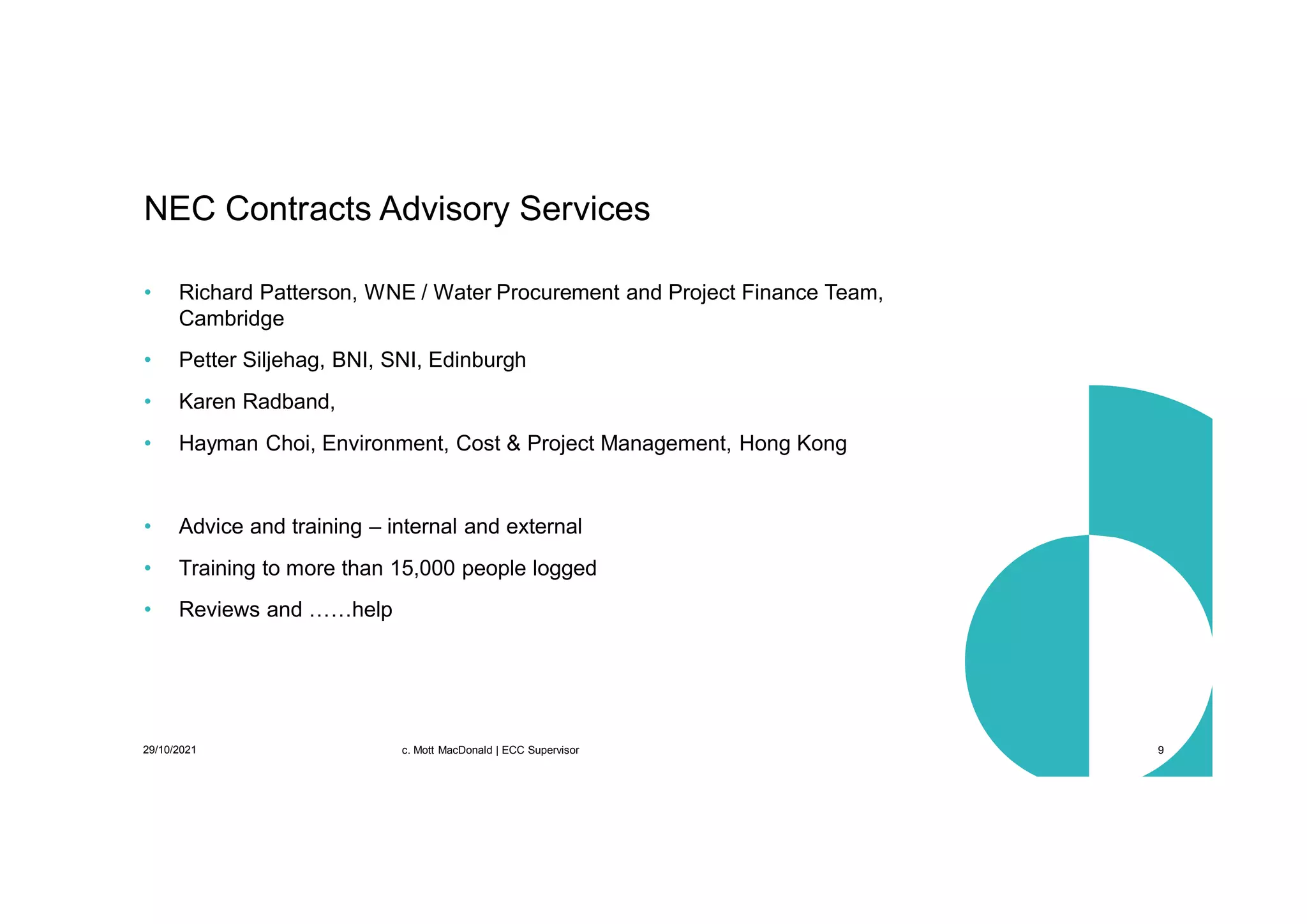 NEC Engineering and Construction Contract (ECC) -The Supervisor's roles ...