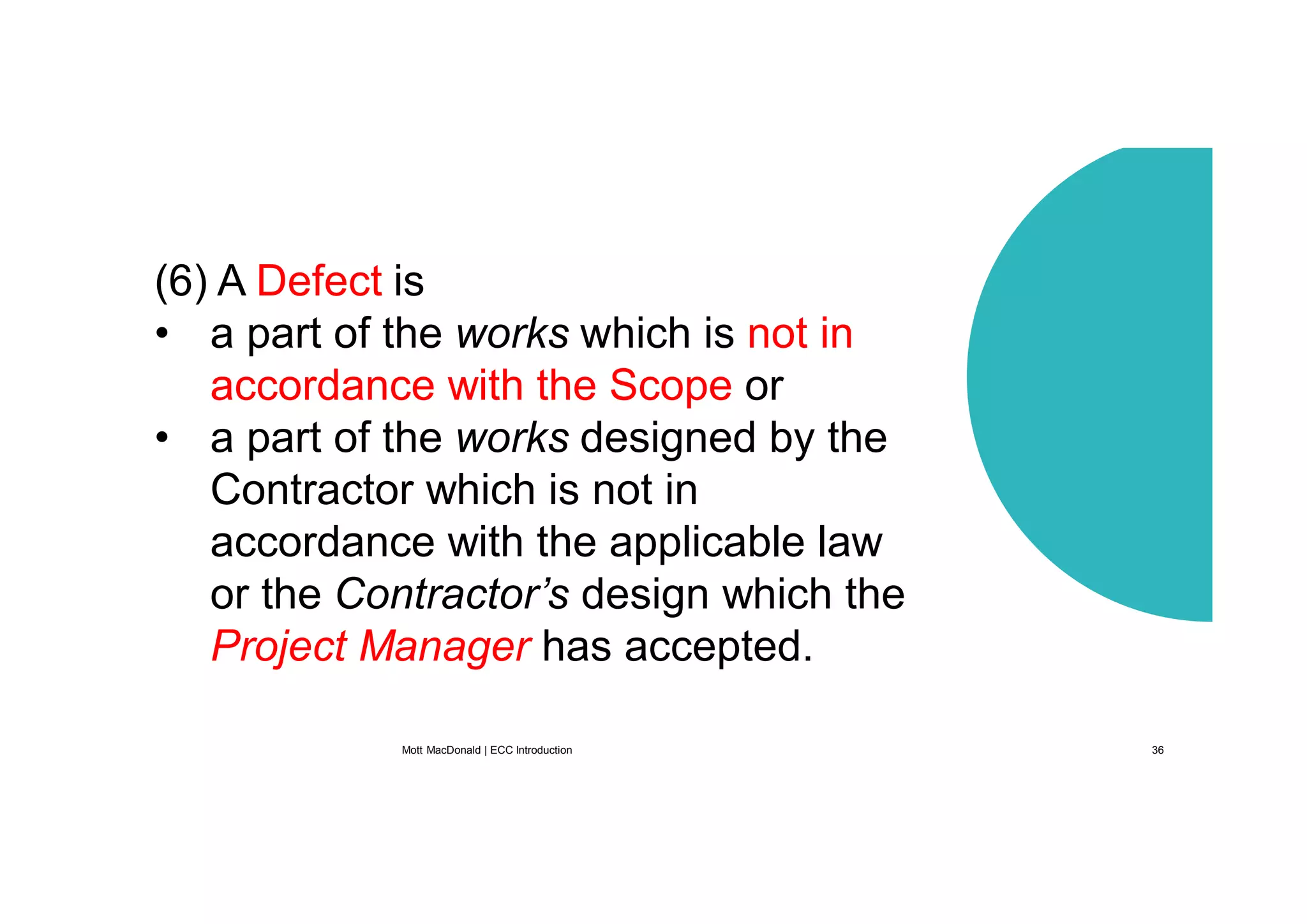 NEC Engineering and Construction Contract (ECC) -The Supervisor's roles ...