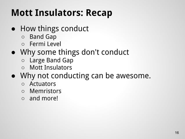 Mott metal insulator transitions satej soman, robert tang-kong | PDF ...