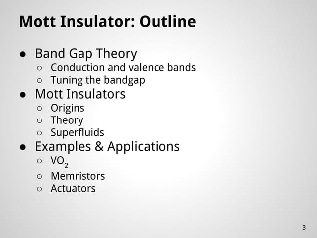 Mott metal insulator transitions satej soman, robert tang-kong | PDF | Chemistry | Science