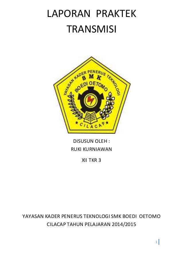 Contoh Makalah Transmisi - Soal Matpel