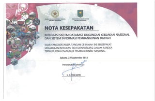 Nota Kesepahaman | PDF