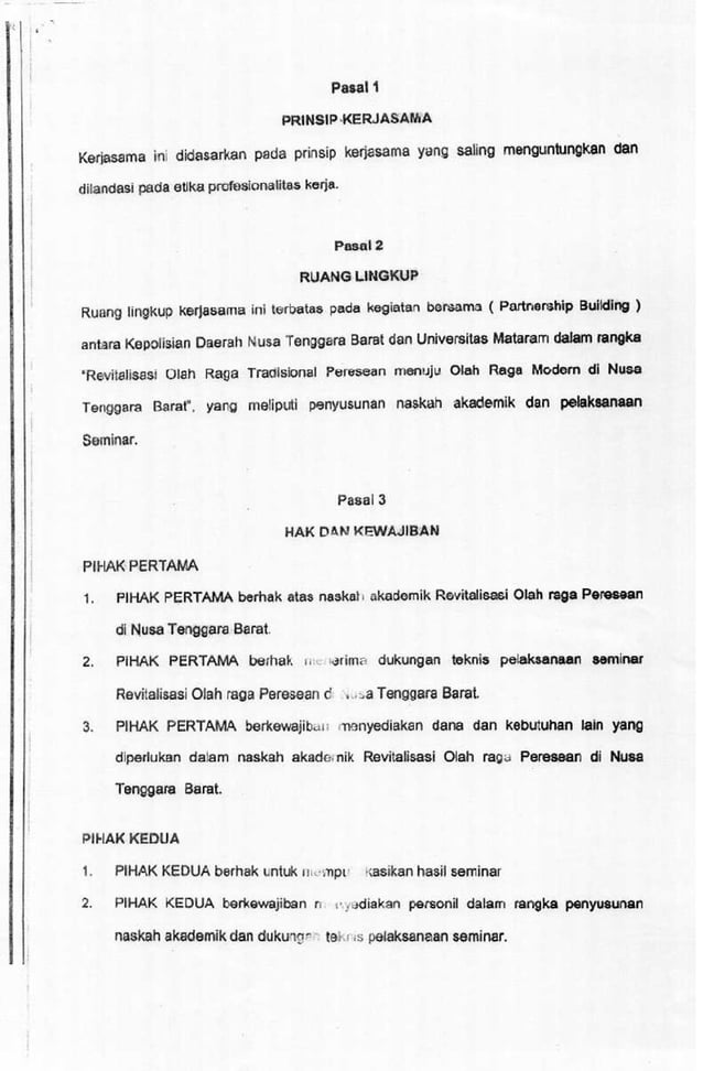 Mou unram-polda-ntb | PDF