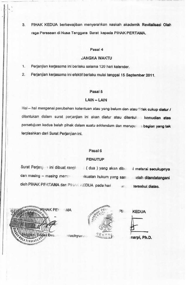 Mou unram-polda-ntb | PDF