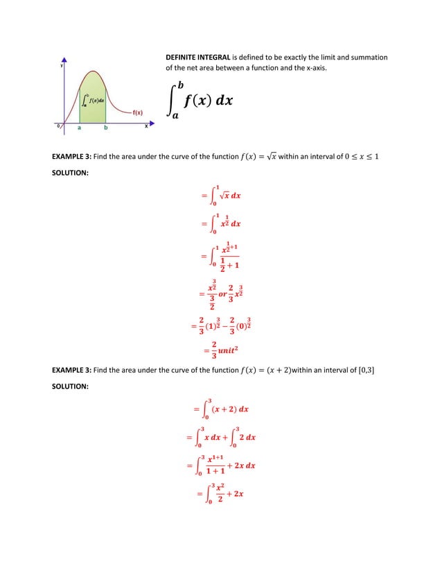 Moudule9 the fundamental theorem of calculus | PDF