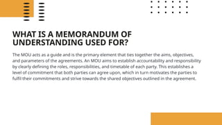 MOU Fundamental Guidelines, Benefits, and Registration.pptx