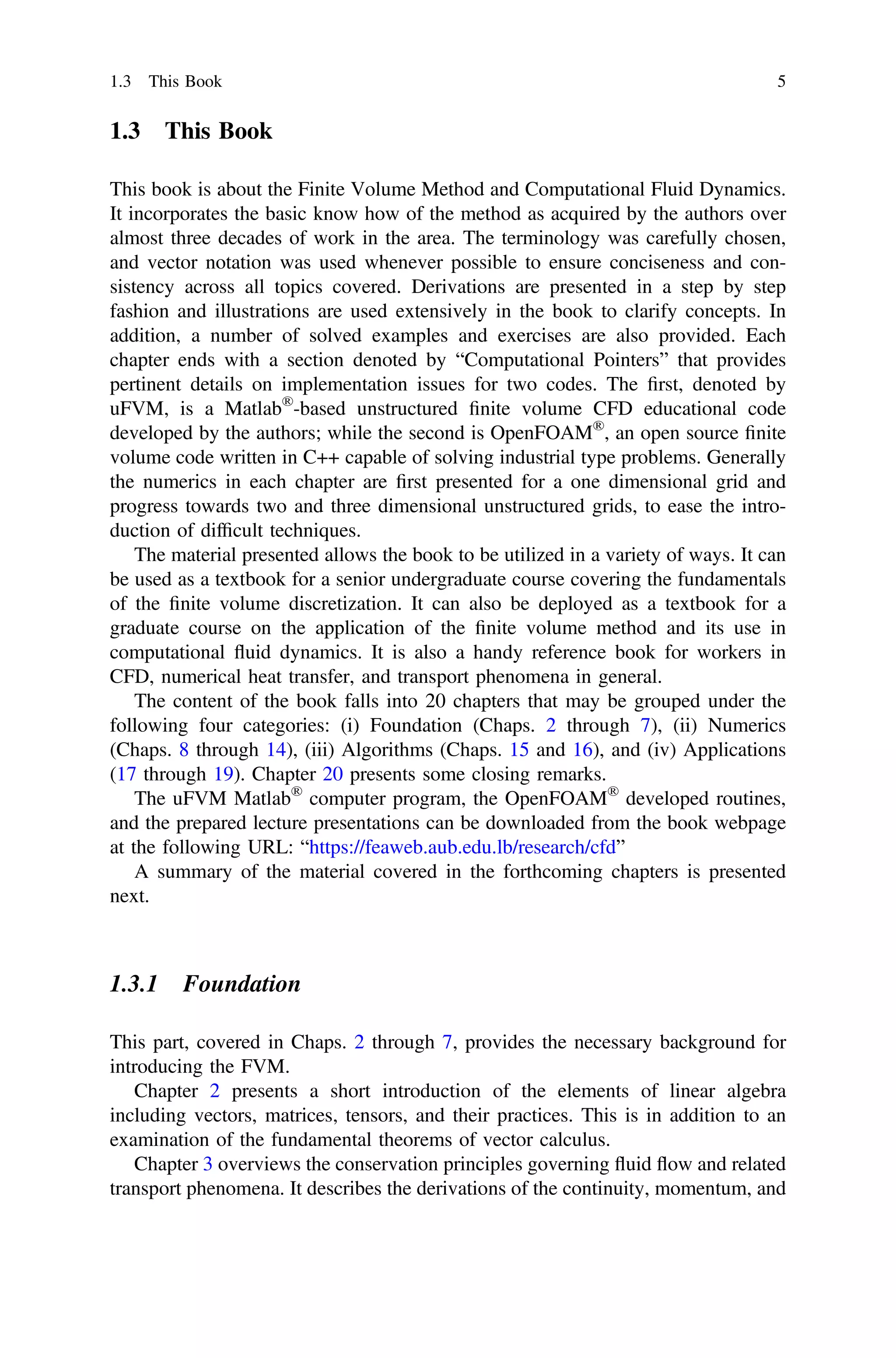 Moukalled et-al-fvm-open foam-matlab | PDF