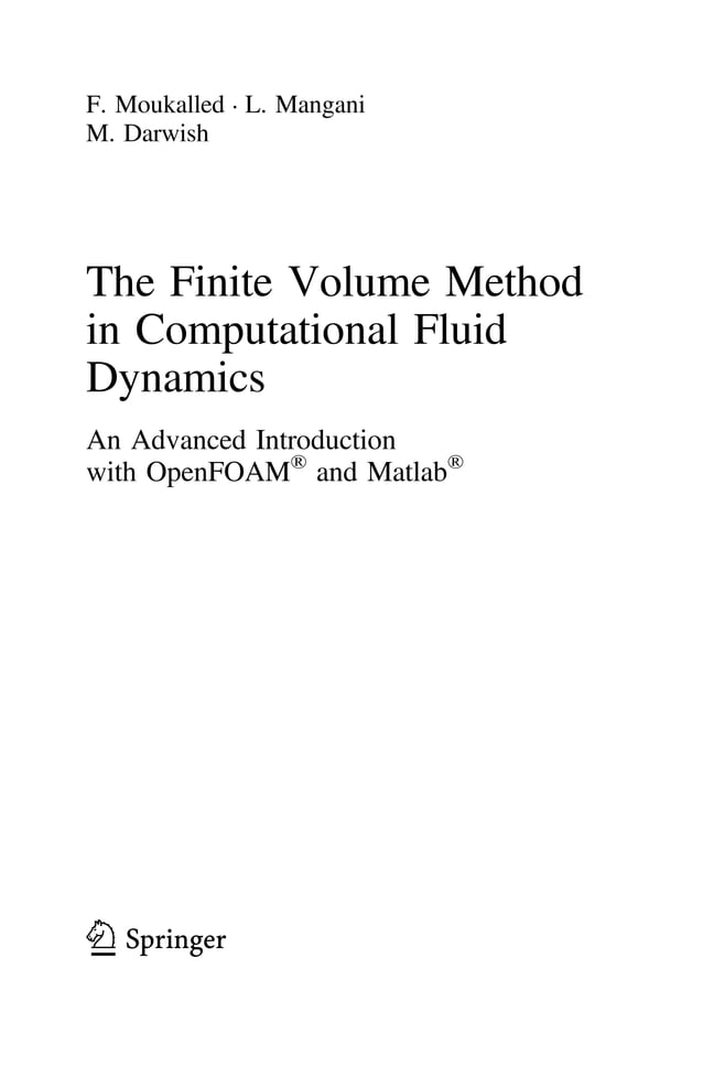 Moukalled et-al-fvm-open foam-matlab | PDF