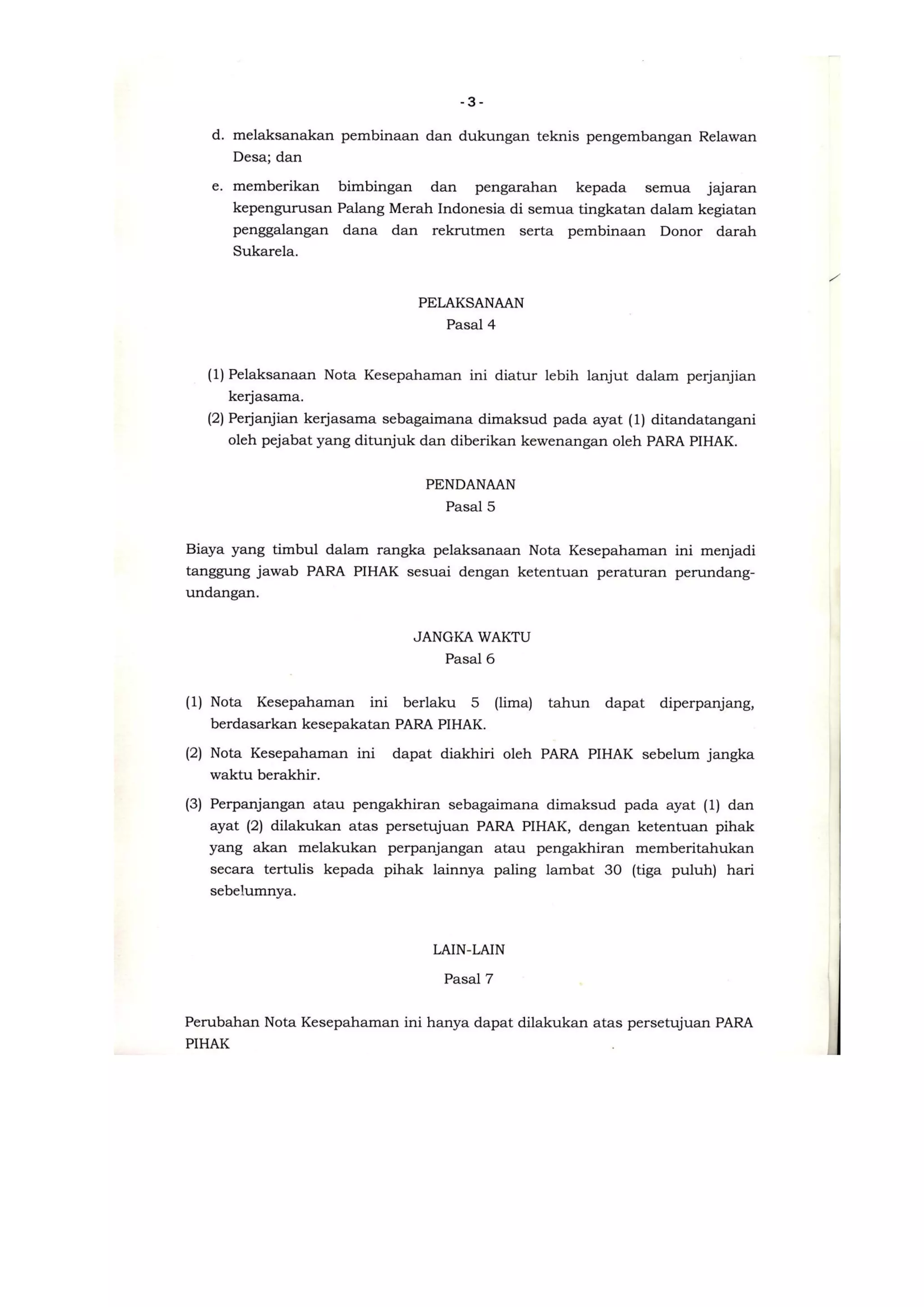 Mou PMI - kemendagri | PDF