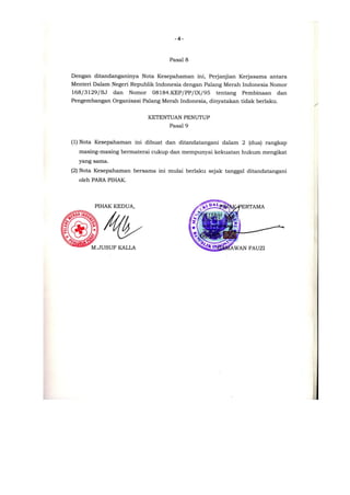 Mou PMI - kemendagri | PDF