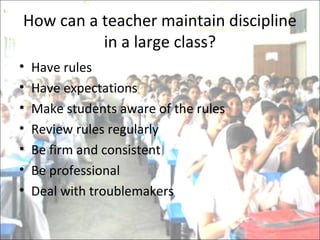 Effective Teaching in Large Classes | PPT