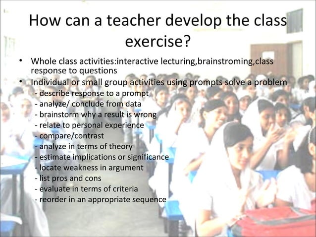Effective Teaching in Large Classes | PPT