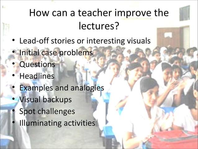 Effective Teaching in Large Classes | PPT