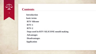 RTV silocone mould | PPT
