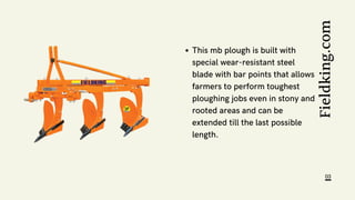 Mould board plough | PDF
