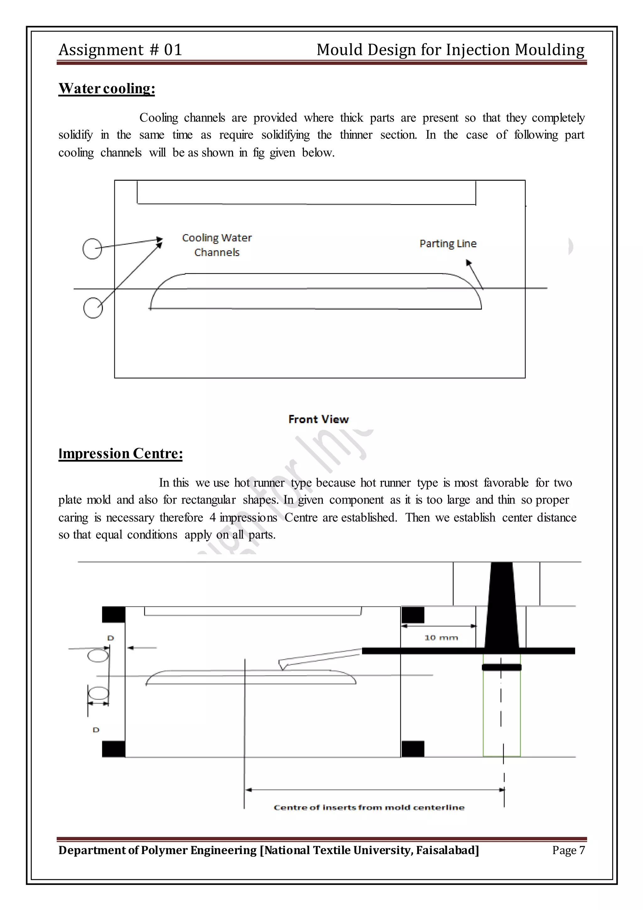Mould design for injection moulding | DOCX