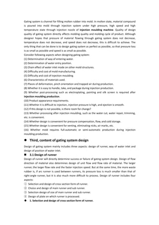 Mould Design Sharing-Design of Gating System (Part 1) | PDF