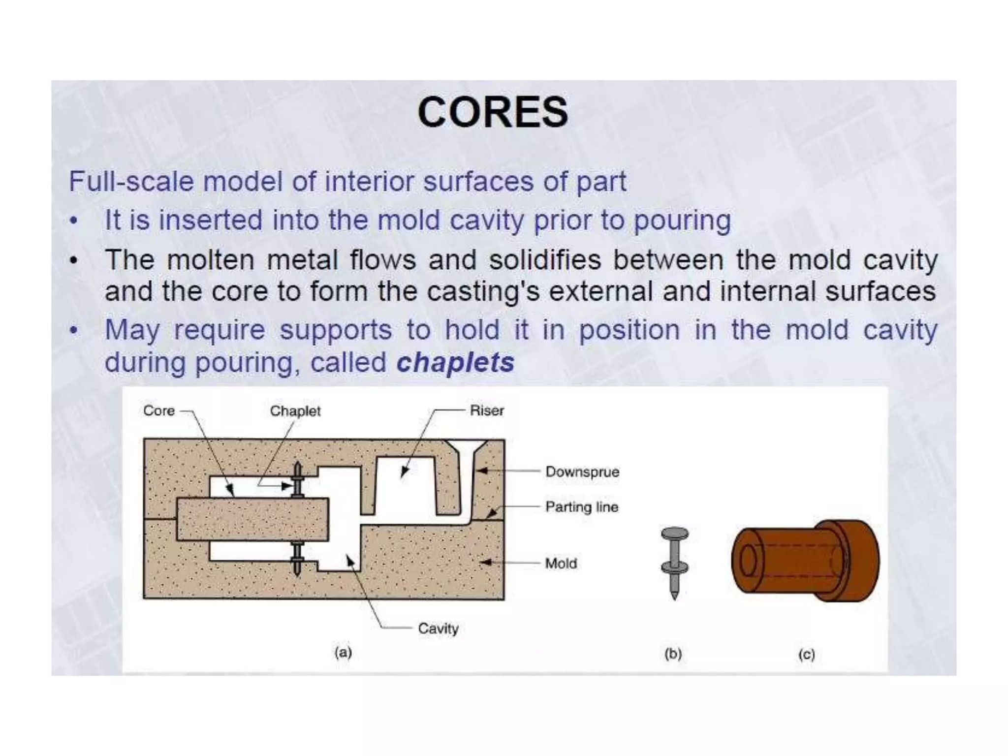 Moulding and core making | PPTX