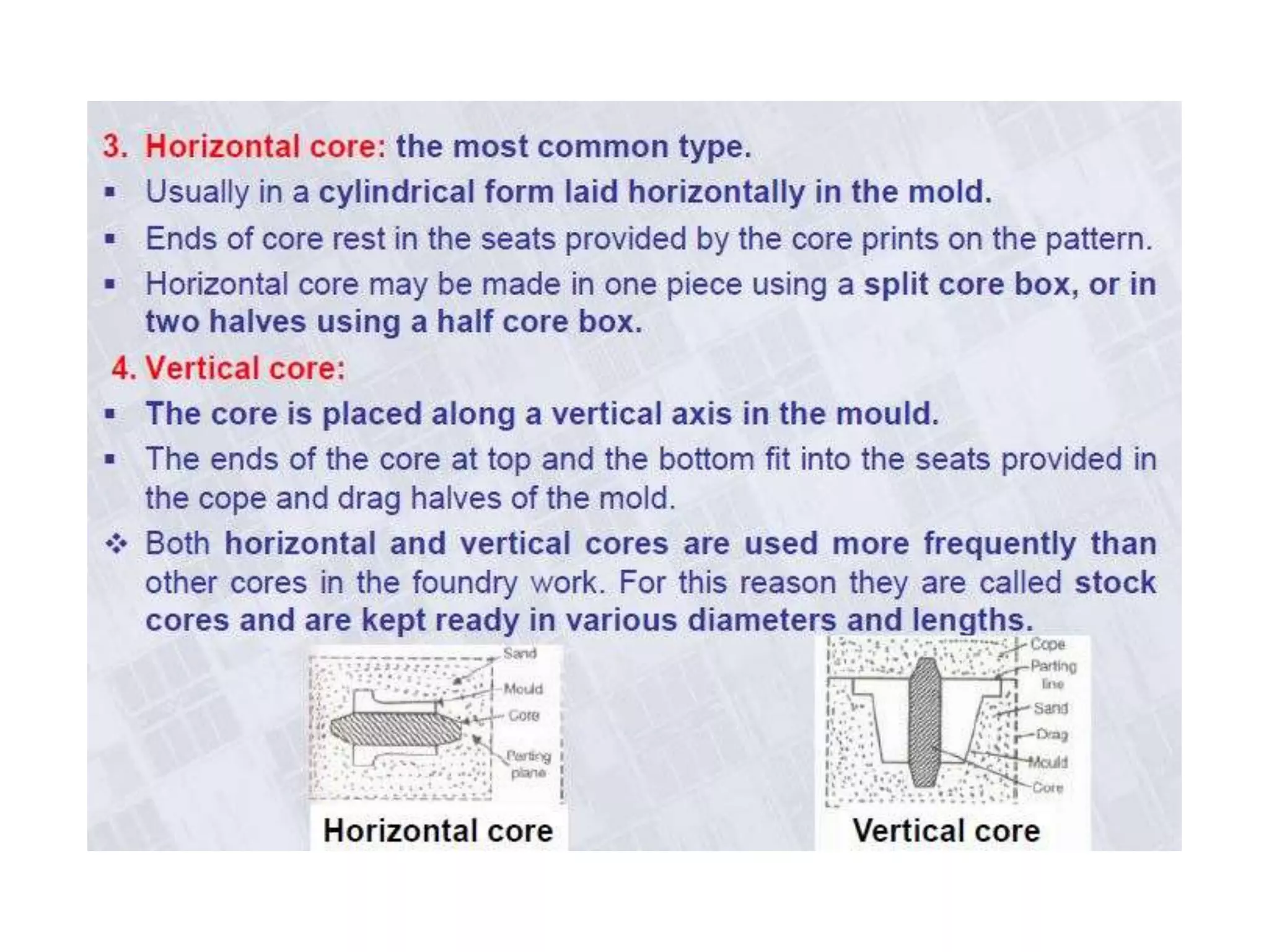 Moulding and core making | PPTX