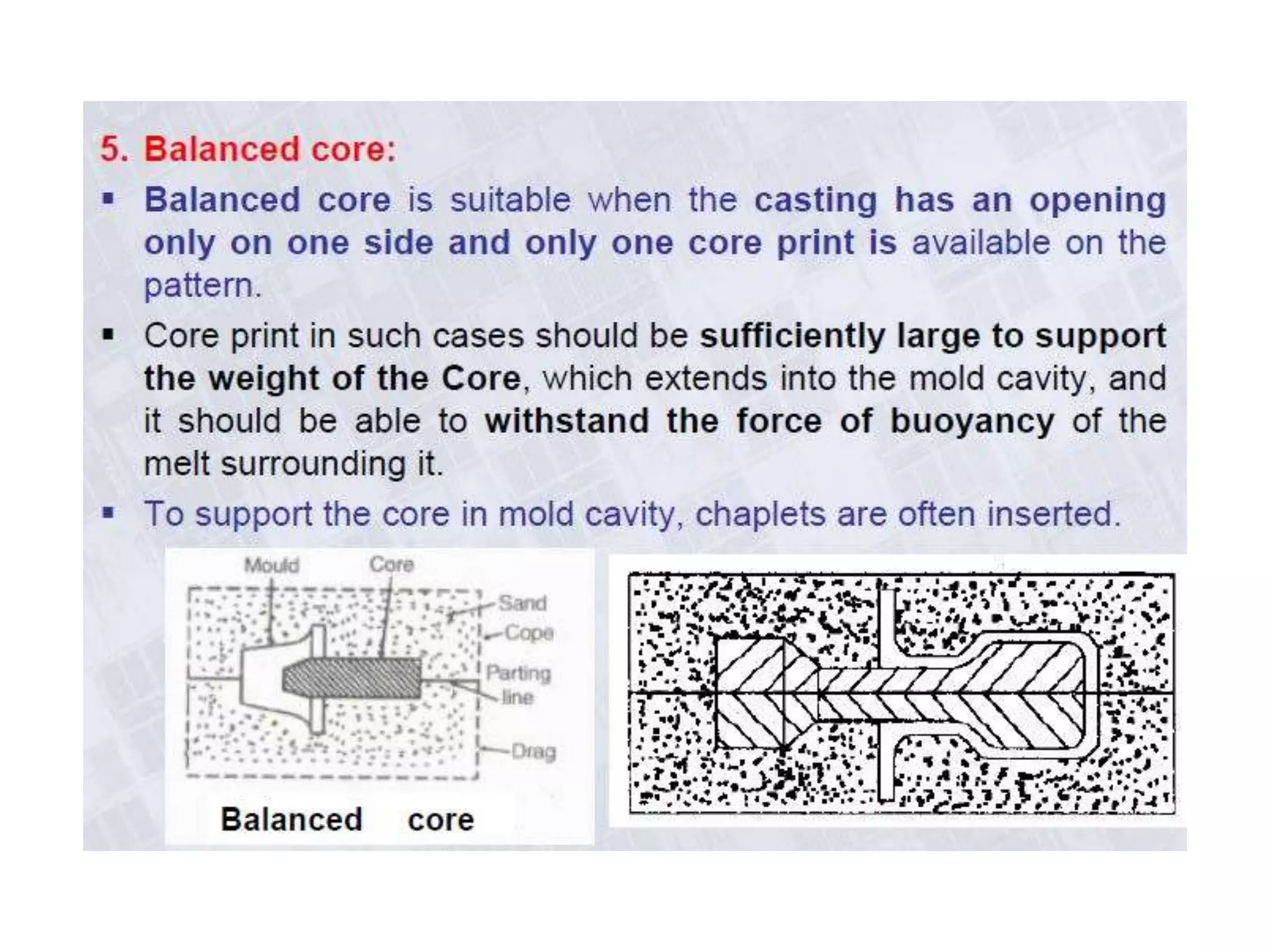 Moulding and core making | PPTX