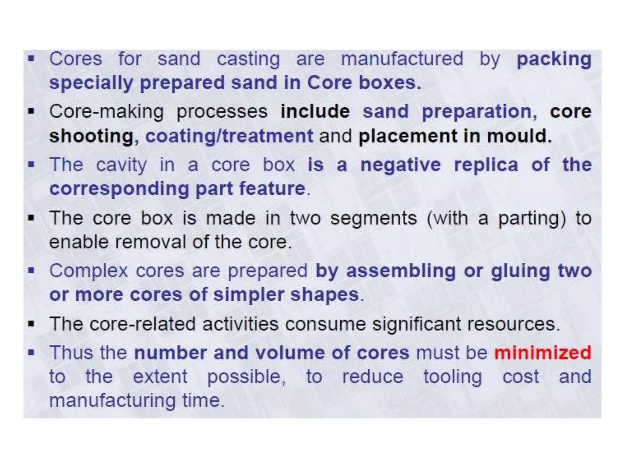 Moulding and core making | PPTX