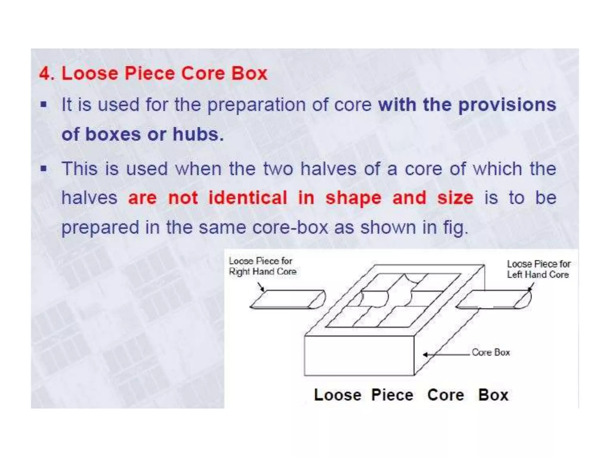 Moulding and core making | PPTX