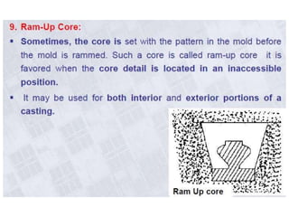 Moulding and core making | PPTX