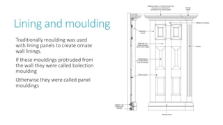 Install lining, panelling and moulding -Moulding presentation | PPT