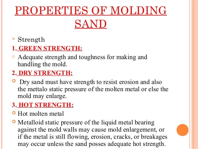 Moulding sand