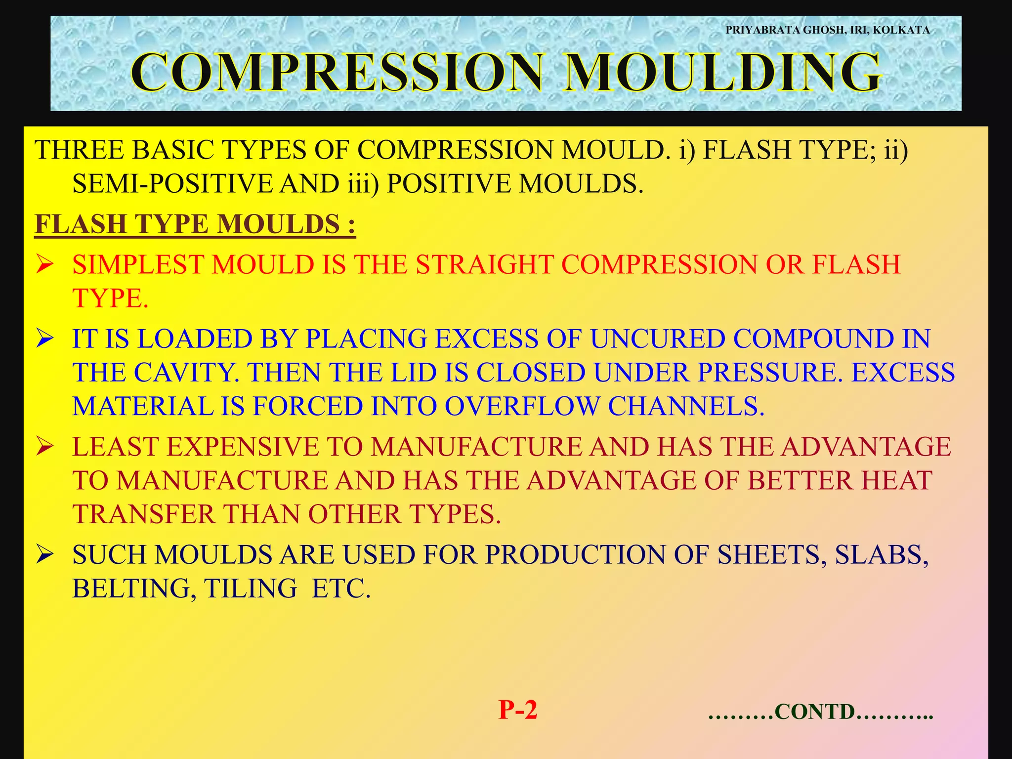 Moulding techniques 19 | PPT