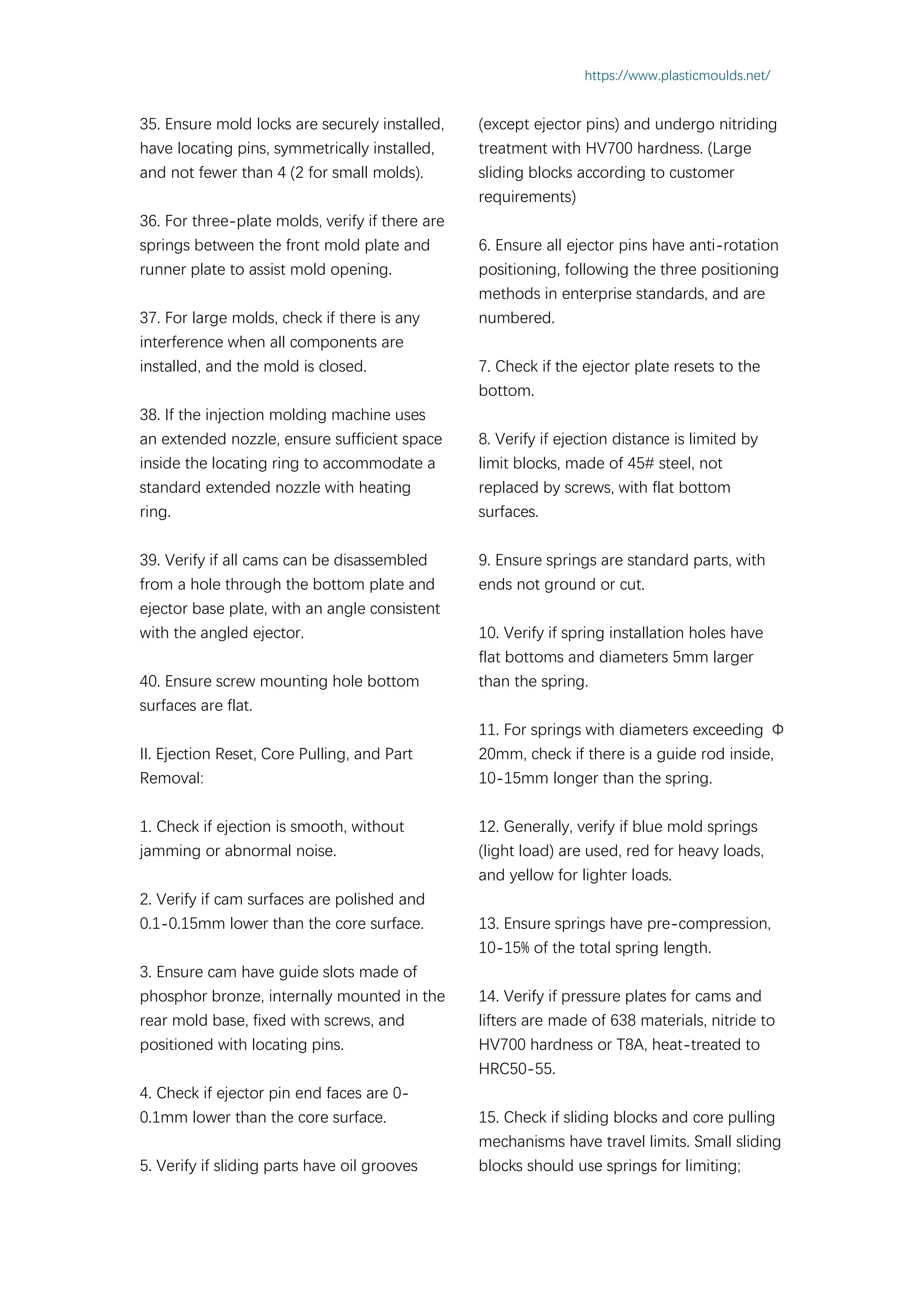 key points of mold manufacturing standards | PDF | Free Download