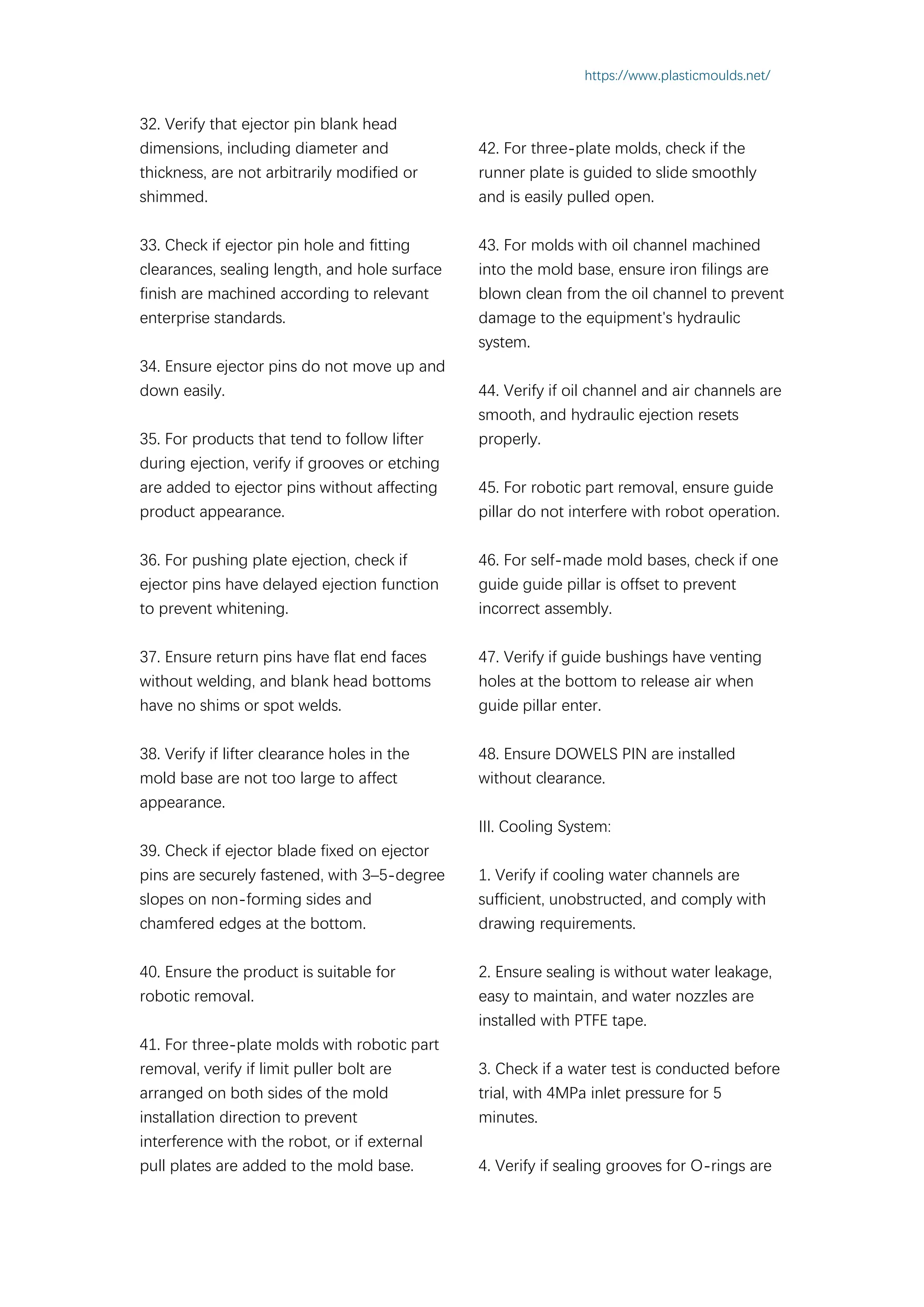 key points of mold manufacturing standards | PDF | Free Download