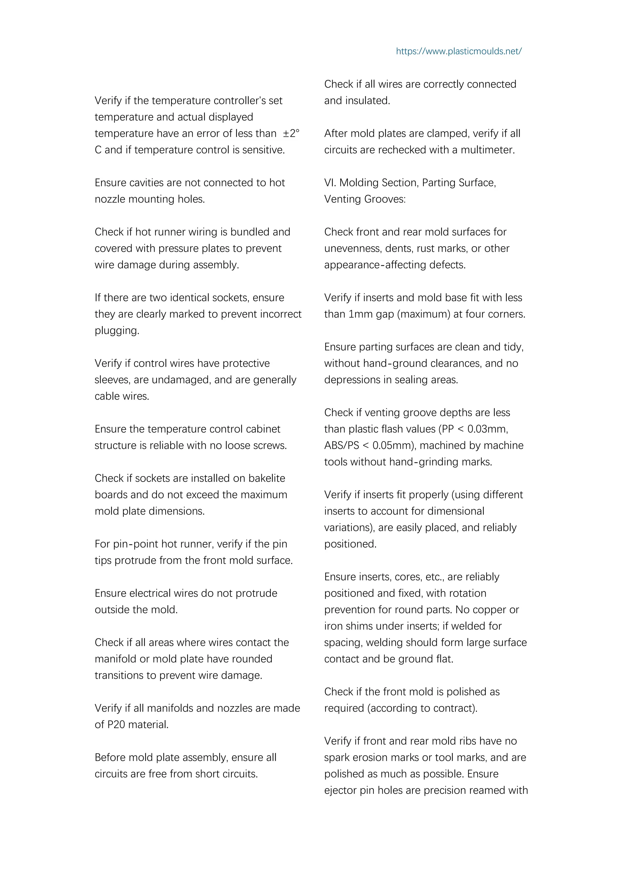 key points of mold manufacturing standards | PDF | Free Download