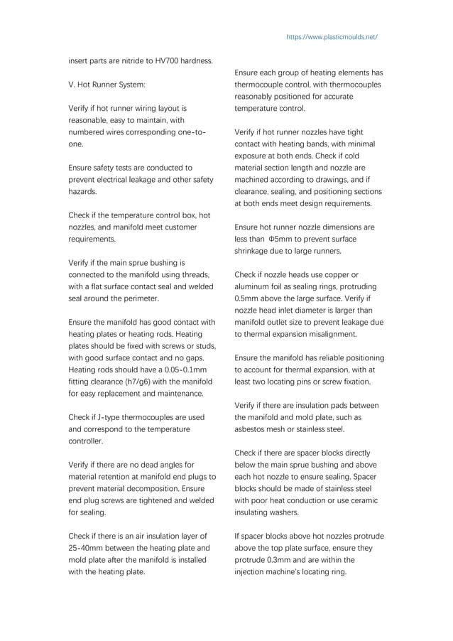 key points of mold manufacturing standards | PDF | Free Download