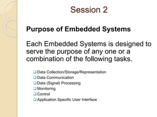 MOULE 3 lecture 1 embedded systems design | PPT