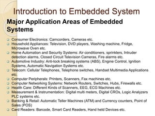 MOULE 3 lecture 1 embedded systems design | PPT