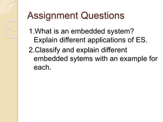 MOULE 3 lecture 1 embedded systems design | PPT